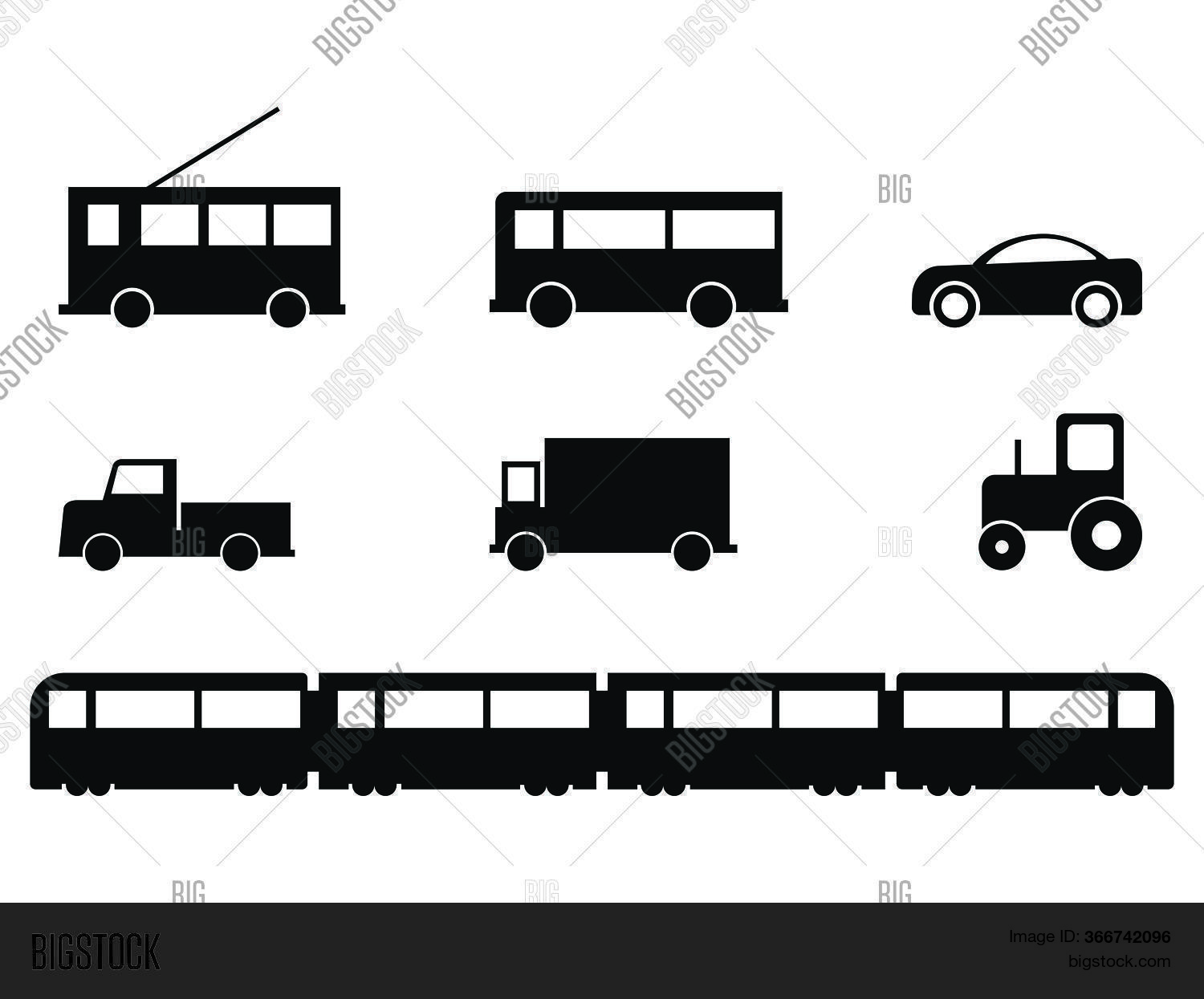 Land Transport Vector & Photo (Free Trial) | Bigstock