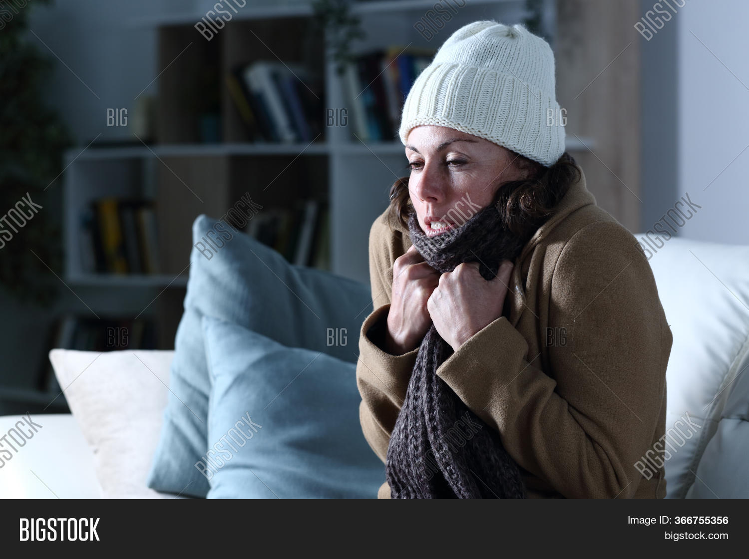 Cold Adult Woman Image & Photo (Free Trial) | Bigstock