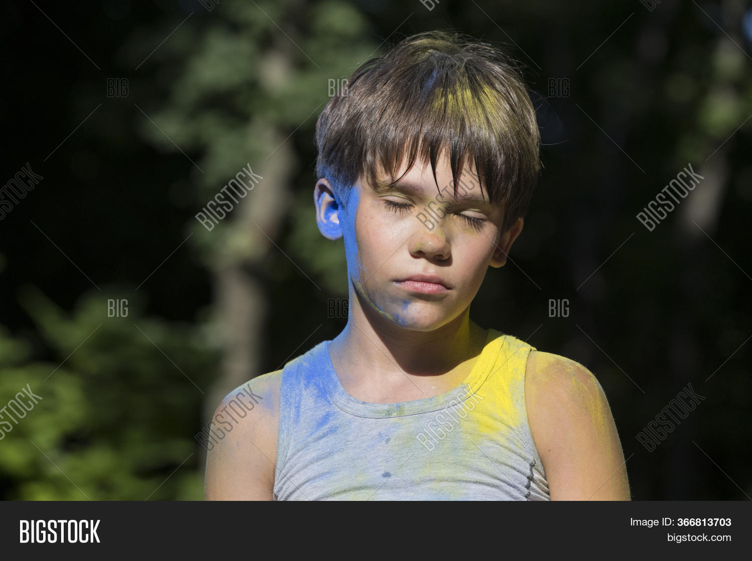 Portrait Boy Blue Image & Photo (Free Trial) | Bigstock