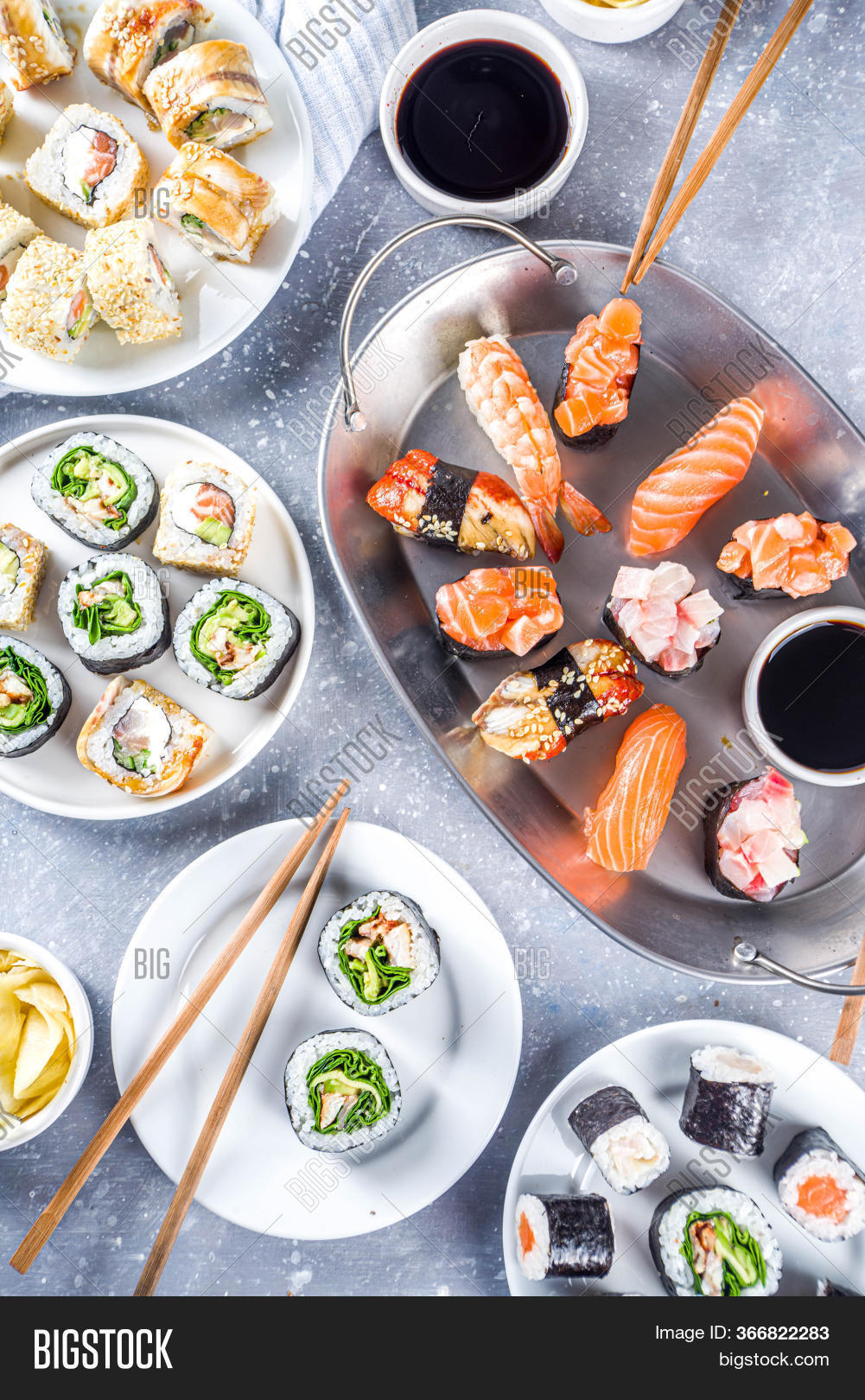 Big Sushi Set Image & Photo (Free Trial) | Bigstock