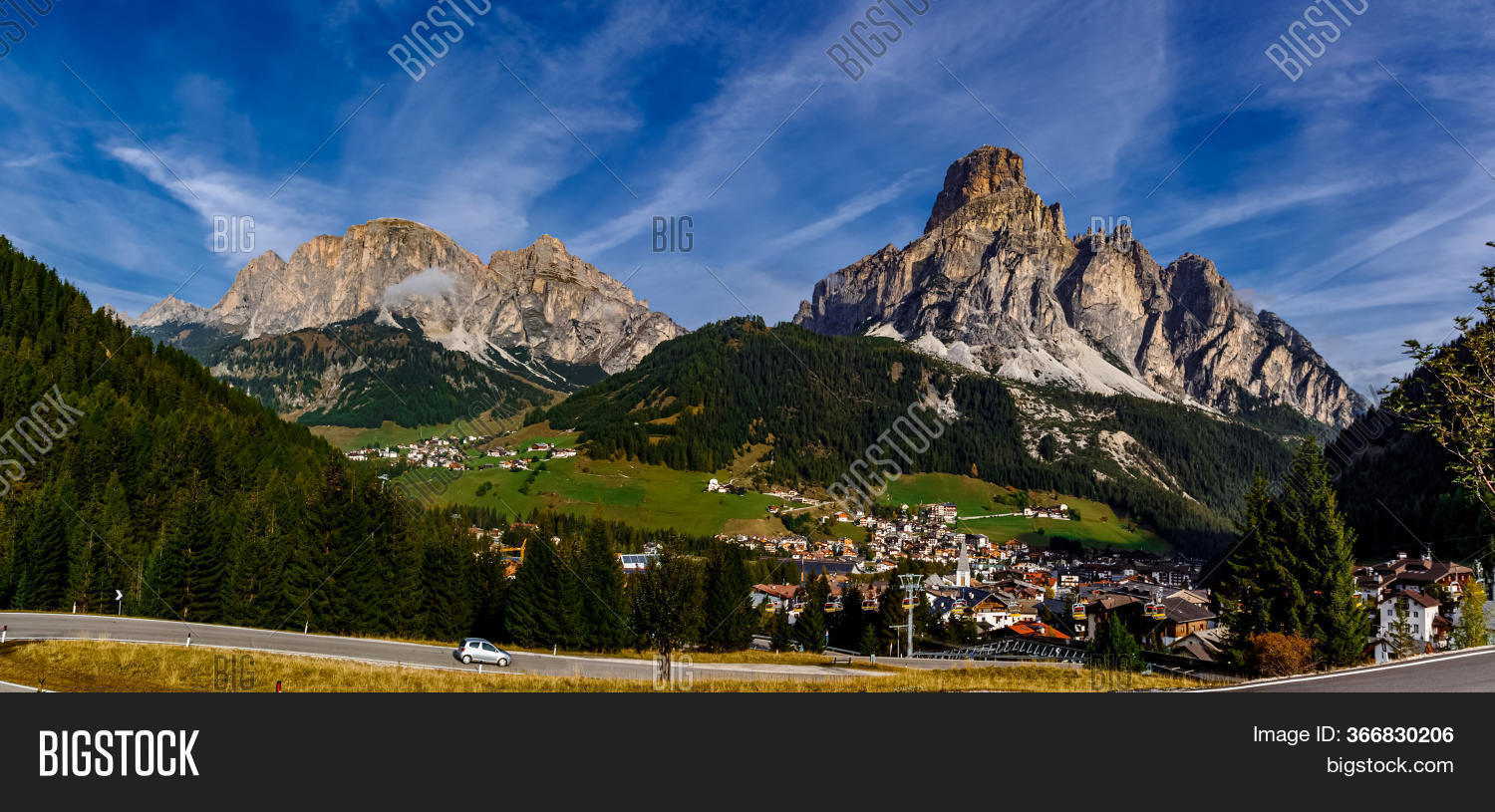 Panoramic View Corvara Image & Photo (Free Trial) | Bigstock