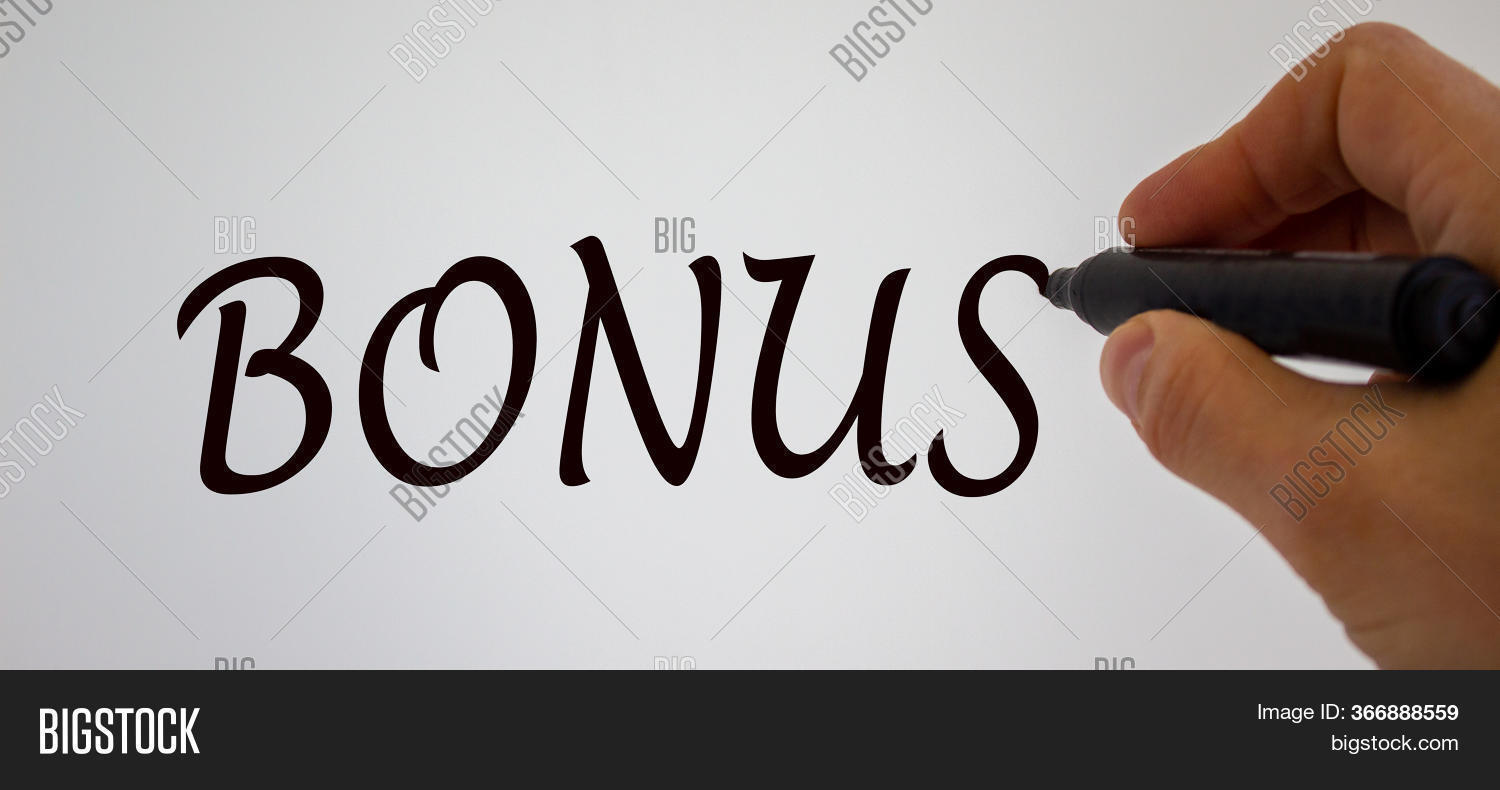 Hand Writing 'bonus', Image & Photo (Free Trial) | Bigstock