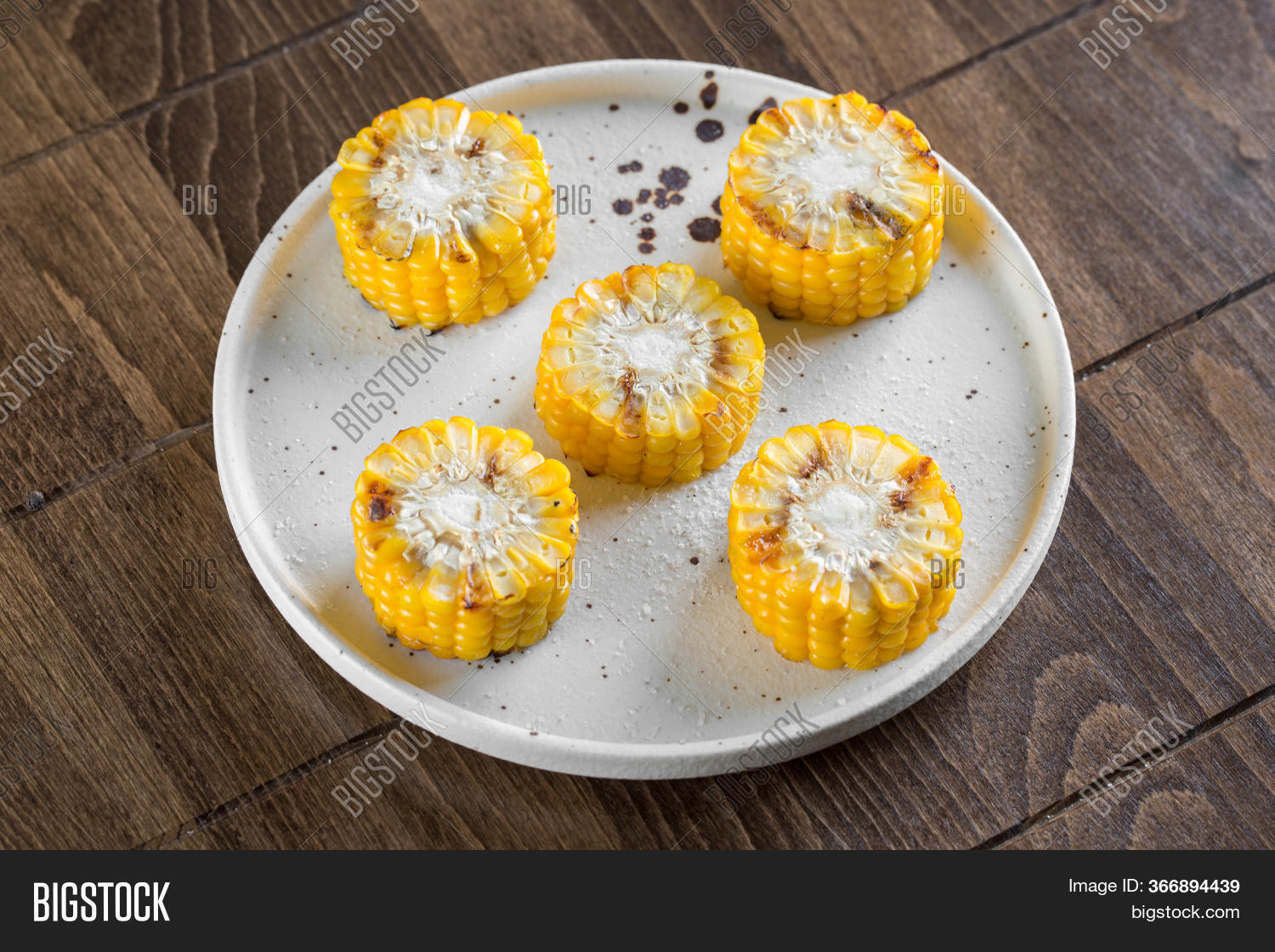 Grilled Corn Served On Image & Photo (Free Trial) | Bigstock