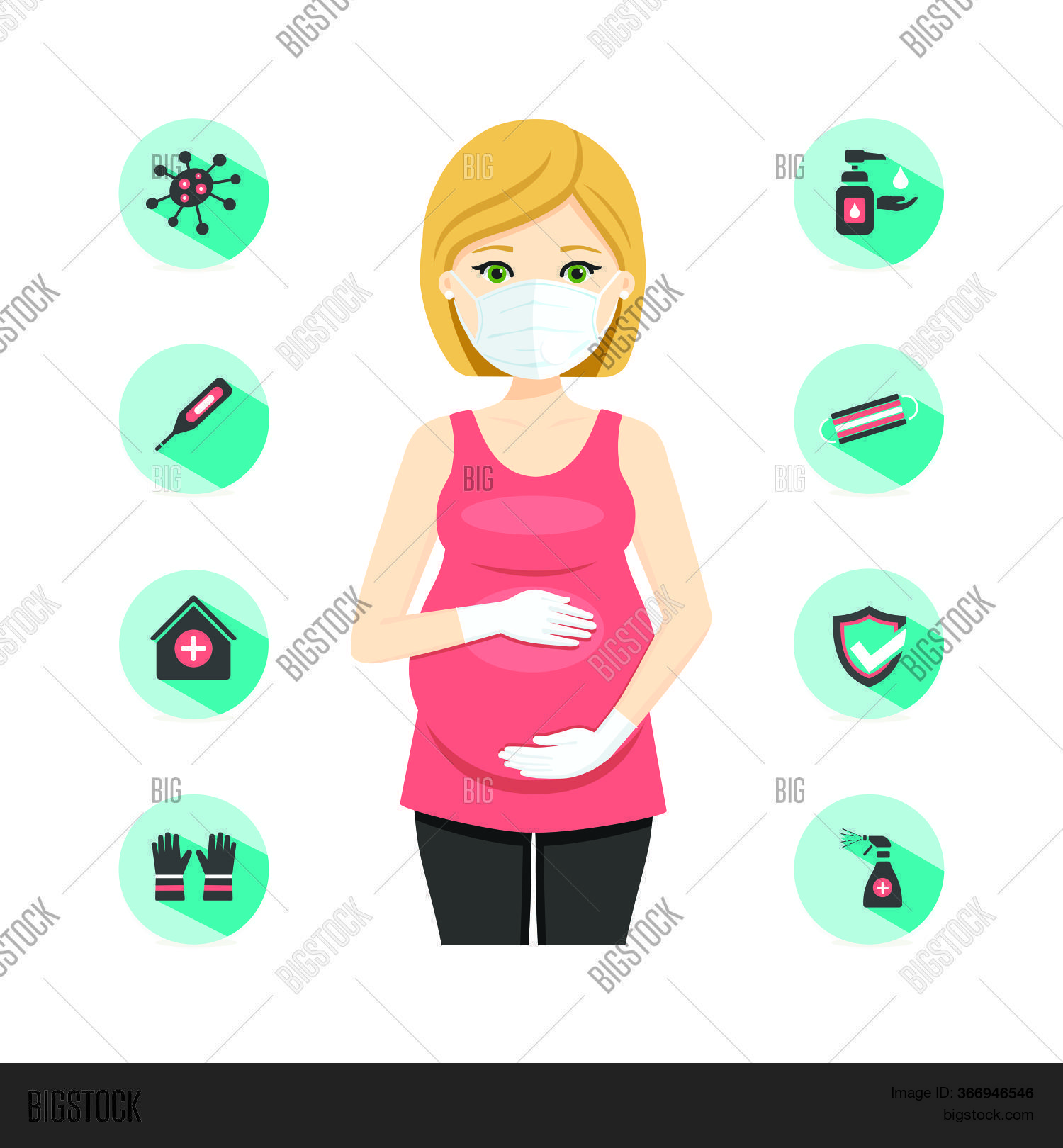 Pregnant Woman Vector & Photo (Free Trial) | Bigstock