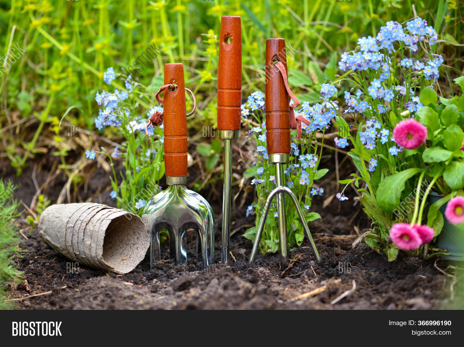 Gardening Tools Spring Image & Photo (Free Trial) | Bigstock