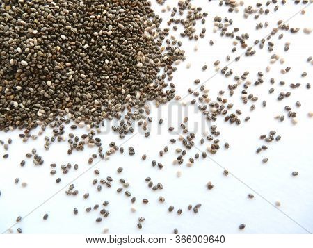 Chia Seeds Isolated On Image & Photo (Free Trial) | Bigstock