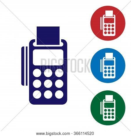 Blue Pos Terminal Vector & Photo (Free Trial) | Bigstock