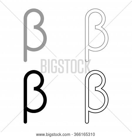 Beta Greek Small Vector & Photo (Free Trial) | Bigstock
