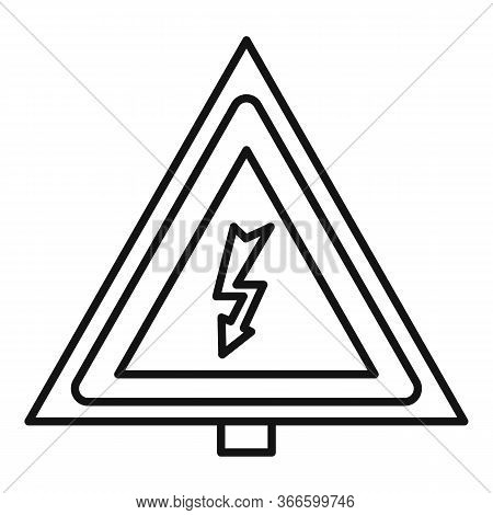 Electric Triangle Vector & Photo (Free Trial) | Bigstock
