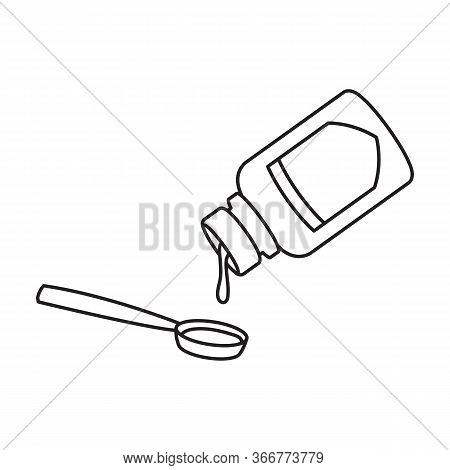 Bottle Syrup Vector Vector & Photo (Free Trial) | Bigstock