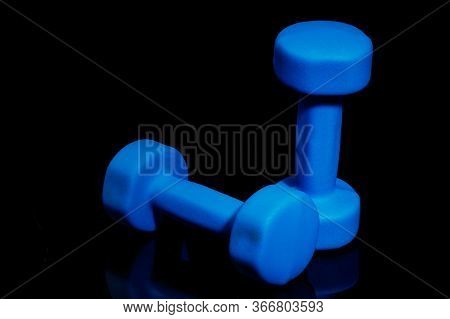 Blue Gym Weights. Image & Photo (Free Trial) | Bigstock