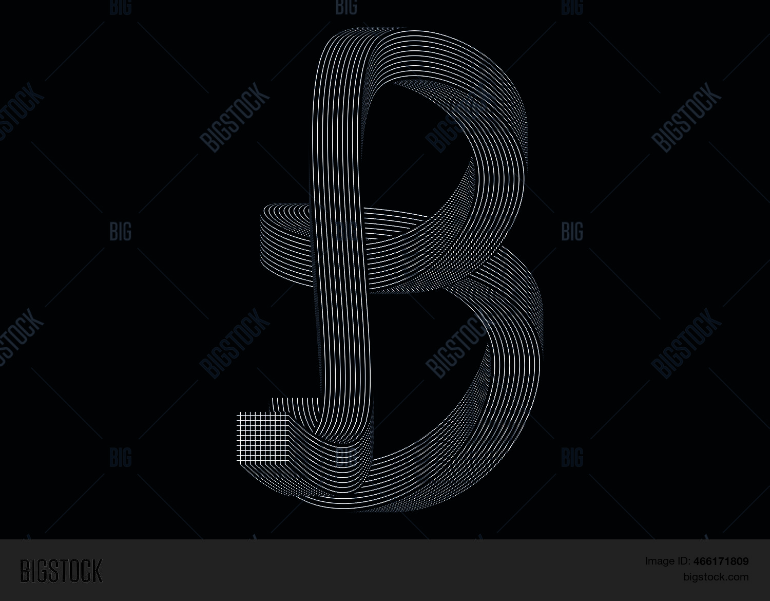 Hand Drawn B Letter. Vector & Photo (Free Trial) | Bigstock
