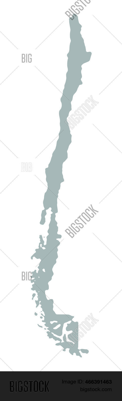 Map Chile Vector Vector & Photo (Free Trial) | Bigstock