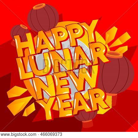 Lunar New Year. Word Vector & Photo (Free Trial) | Bigstock