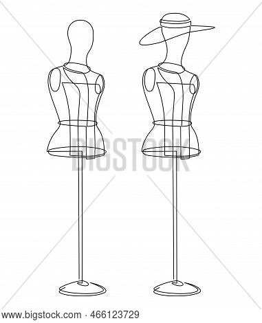Female Figure Tailor' Vector & Photo (Free Trial) | Bigstock