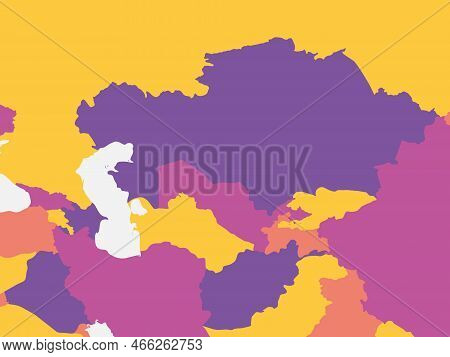 Central Asia Blank Vector & Photo (Free Trial) | Bigstock