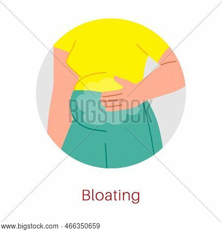 Woman Bloating Vector & Photo (Free Trial) | Bigstock