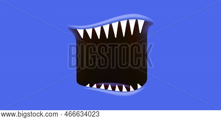 Cartoon Open Mouth Profile