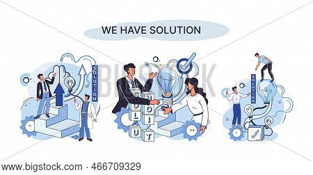 Reaching Solution Vector & Photo (Free Trial) | Bigstock