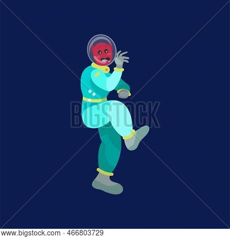 Scared Astronaut On Vector & Photo (Free Trial) | Bigstock