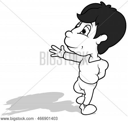 Left Hand Back Drawing