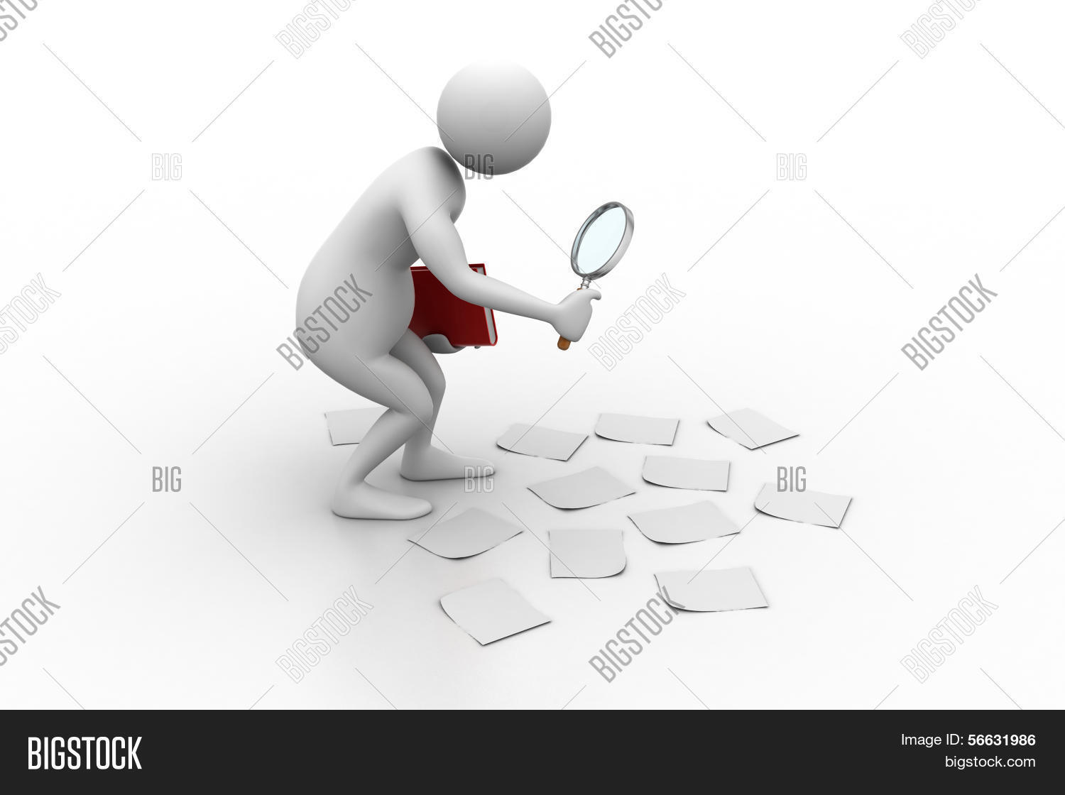 3d Man Analyzing Image & Photo (Free Trial) | Bigstock