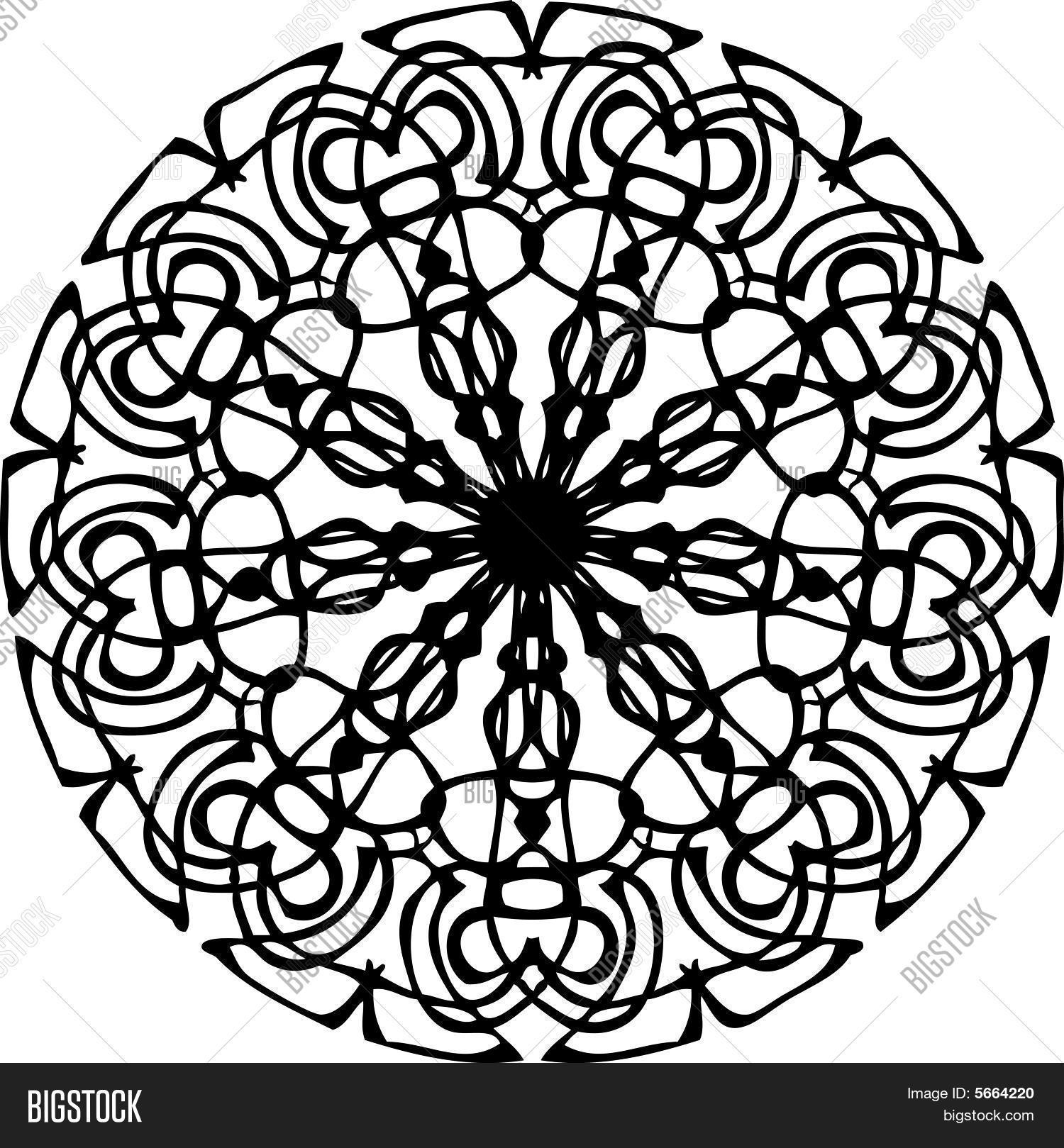 Radial Tattoo Design Image & Photo (Free Trial) | Bigstock