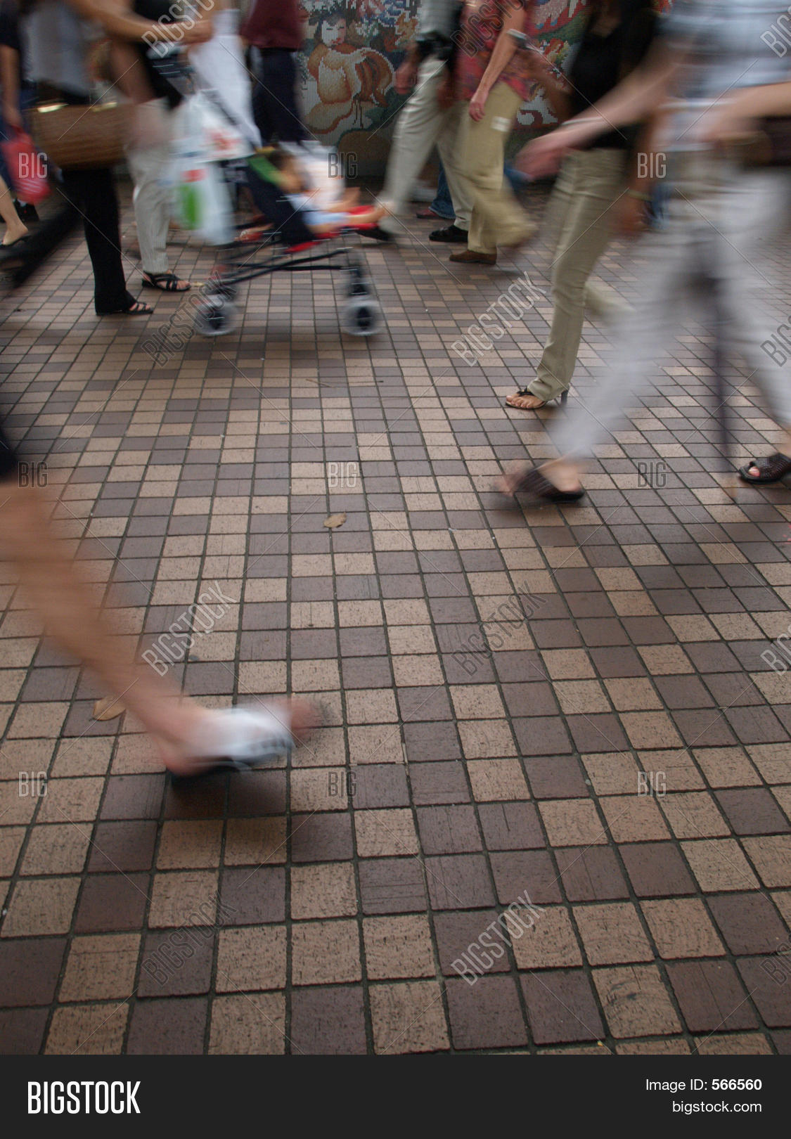 Busy Street Feet Image & Photo (Free Trial) | Bigstock