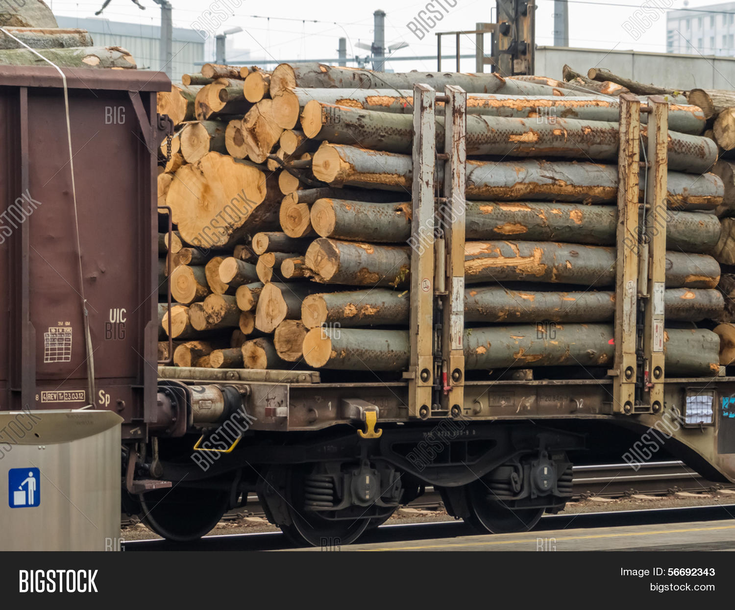 Wagon Railroad Loaded Image & Photo (Free Trial) | Bigstock