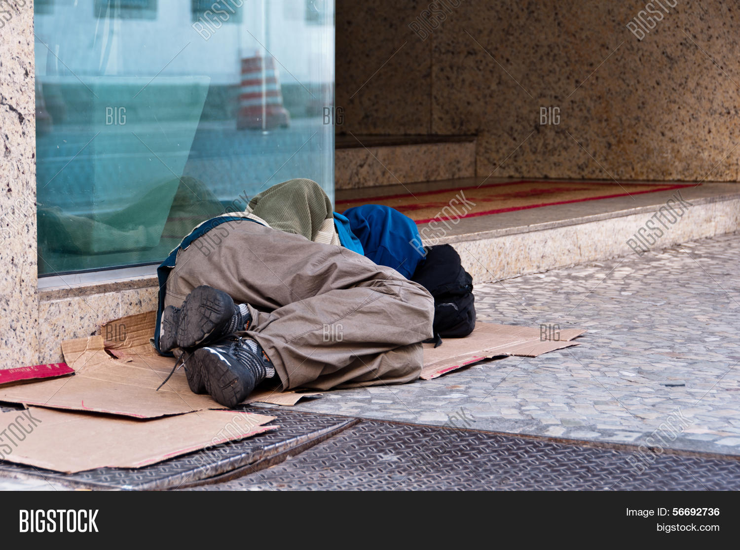 Homeless Man Sleeping Image & Photo (Free Trial) | Bigstock