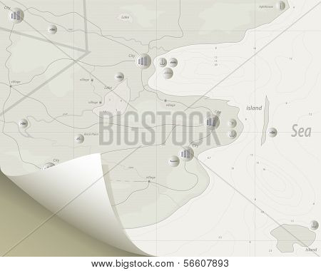 Map Icons Vector & Photo (Free Trial) | Bigstock