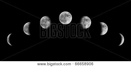 Moon Phases Crescent Image & Photo (Free Trial) | Bigstock