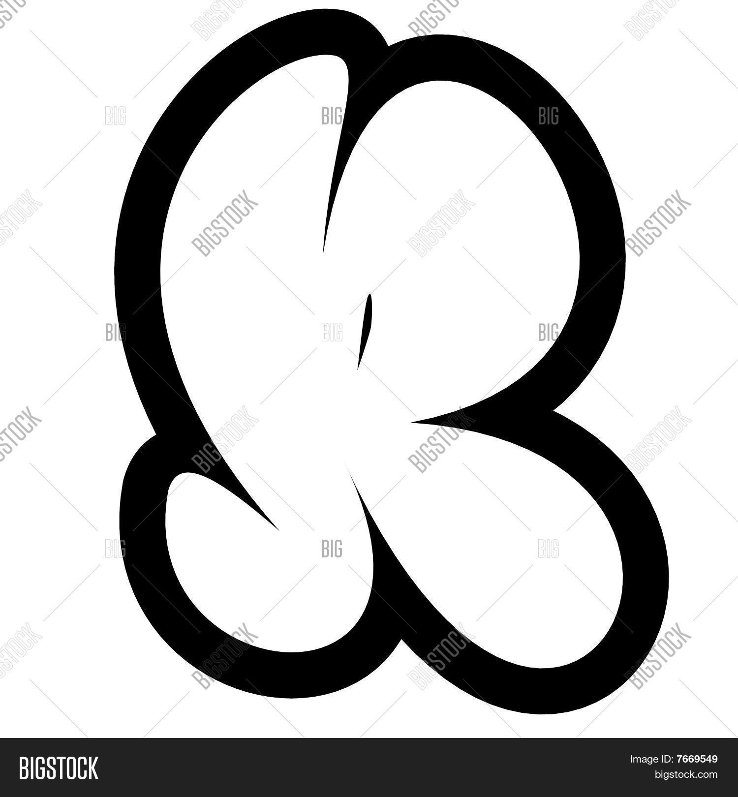 Bubble Letters Graffiti B