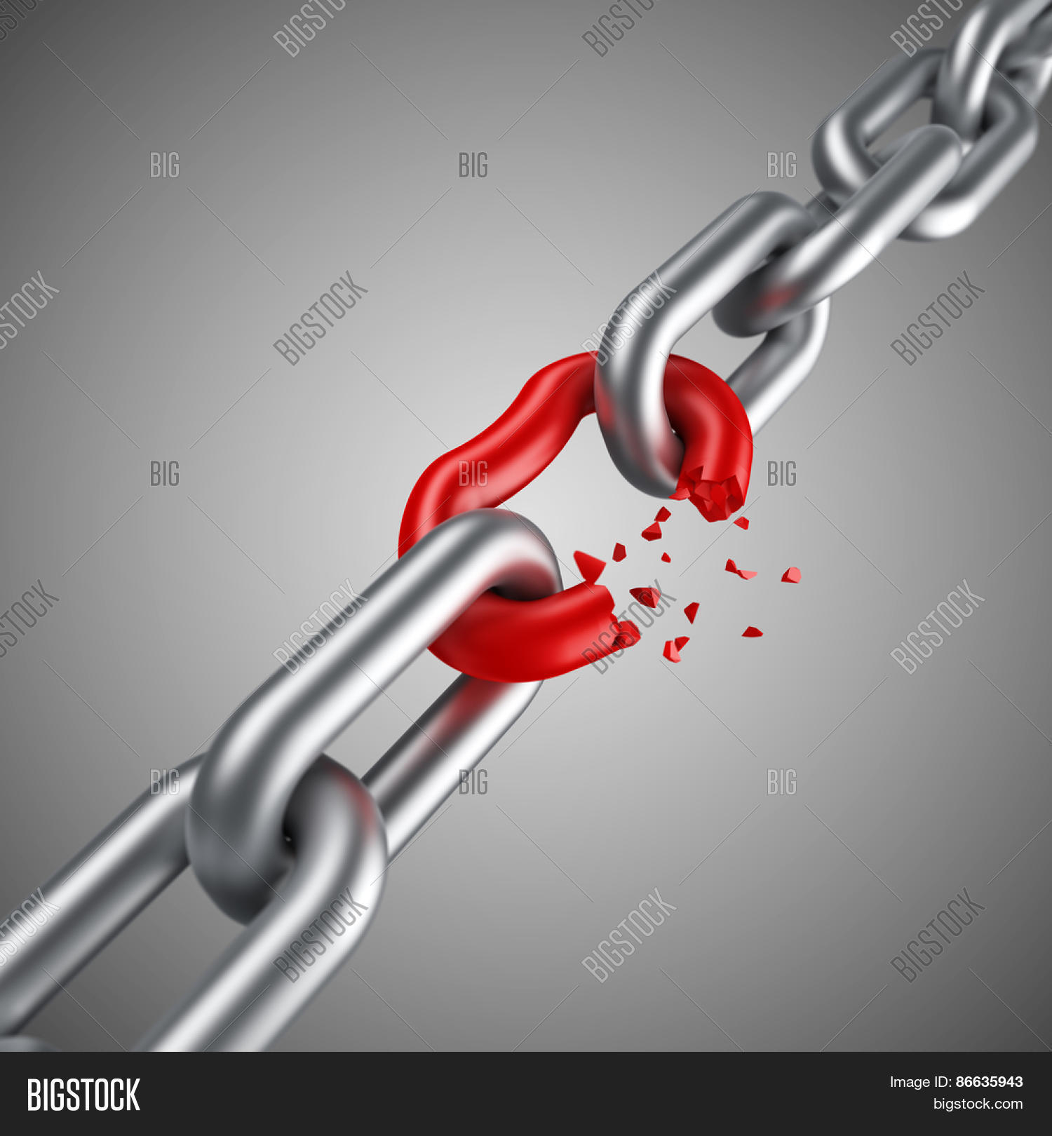 Steel Chain Breaking Image & Photo (Free Trial) | Bigstock