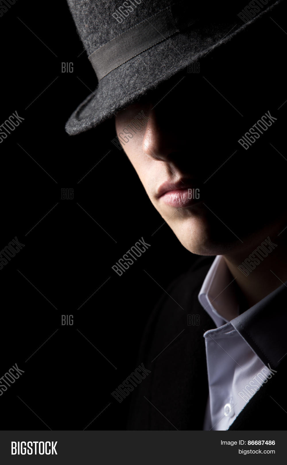 Mysterious Man Hat Image & Photo (Free Trial) | Bigstock