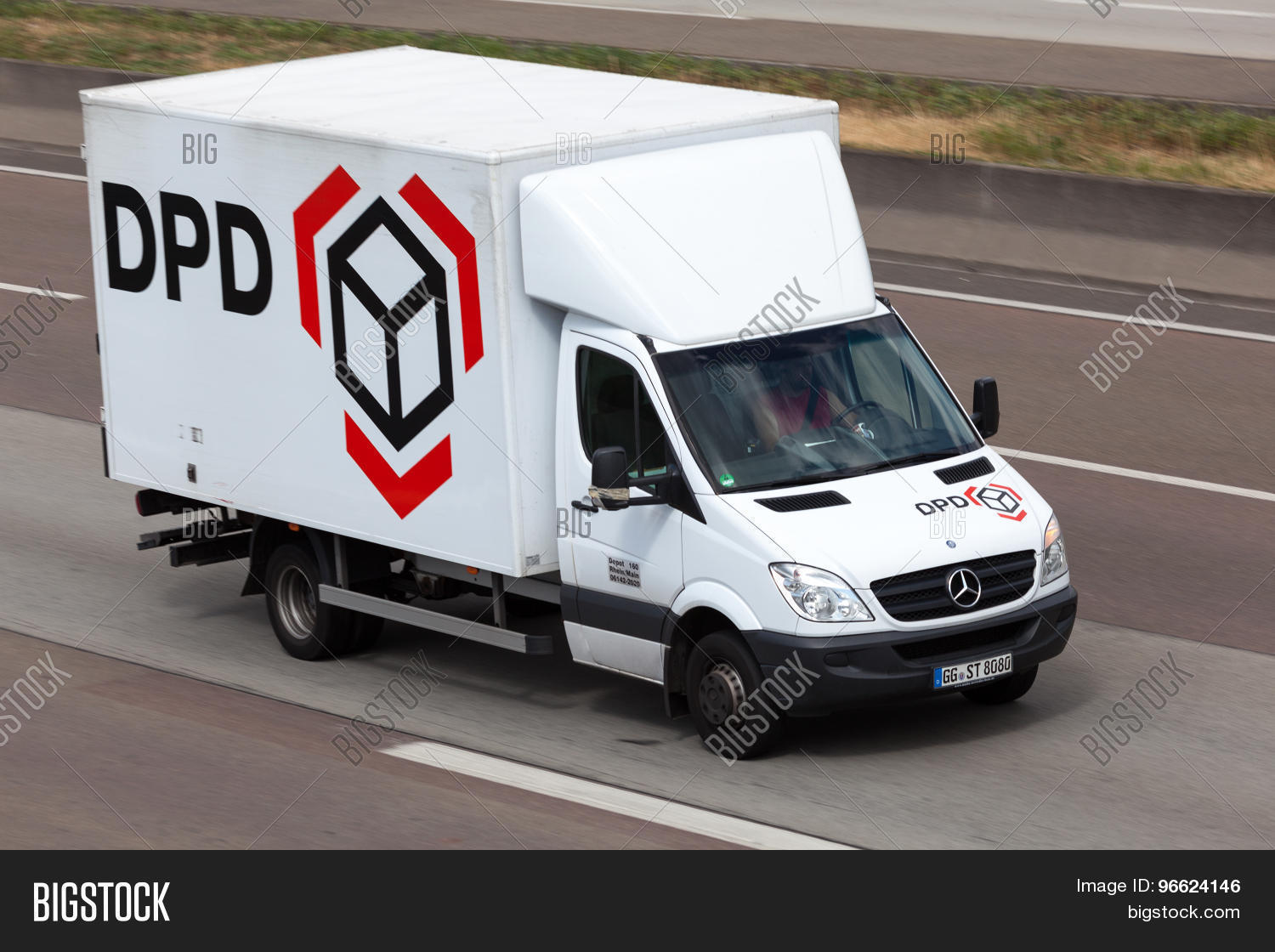 Dpd Truck On Highway Image & Photo (Free Trial) | Bigstock