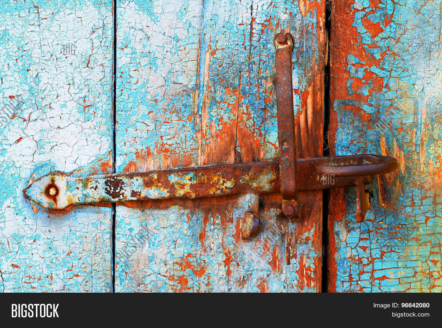 Old Tacky Blue Door Image & Photo (Free Trial) | Bigstock