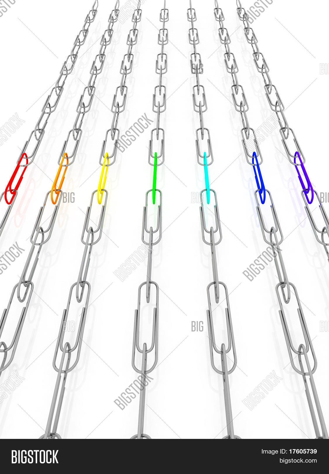 Chain Paper Clips Image & Photo (Free Trial) | Bigstock