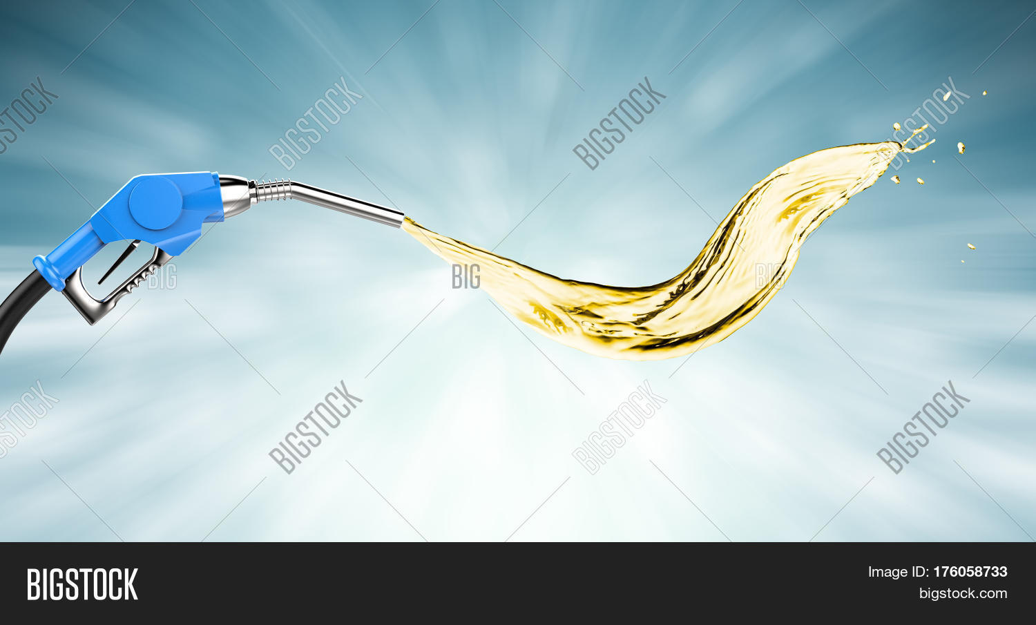 Blue Gas Pump Nozzle Image & Photo (Free Trial) | Bigstock