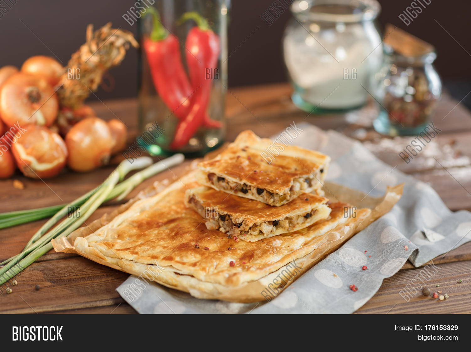 Square Meat Pie Image & Photo (Free Trial) | Bigstock