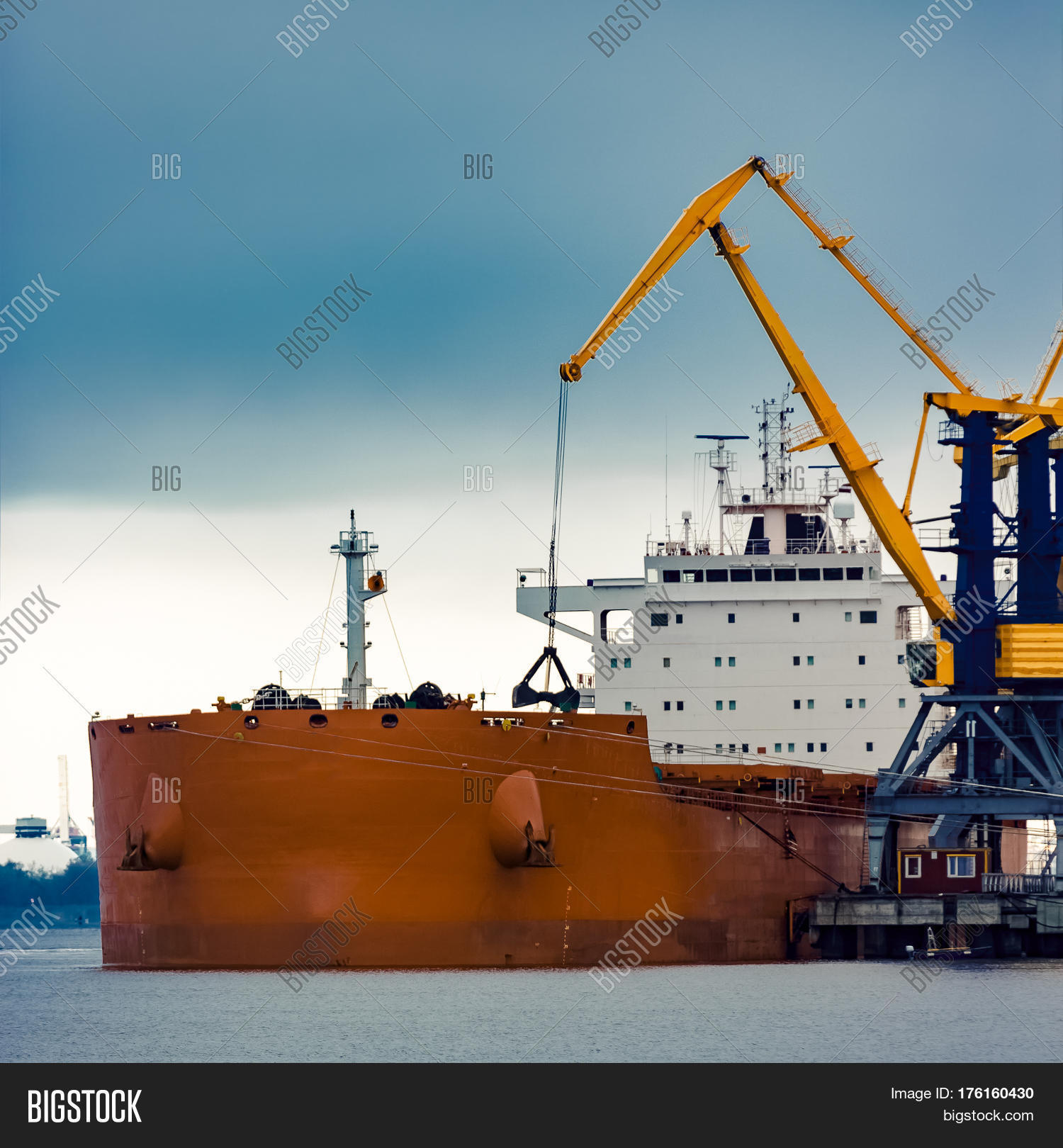 Large Orange Cargo Image & Photo (Free Trial) | Bigstock