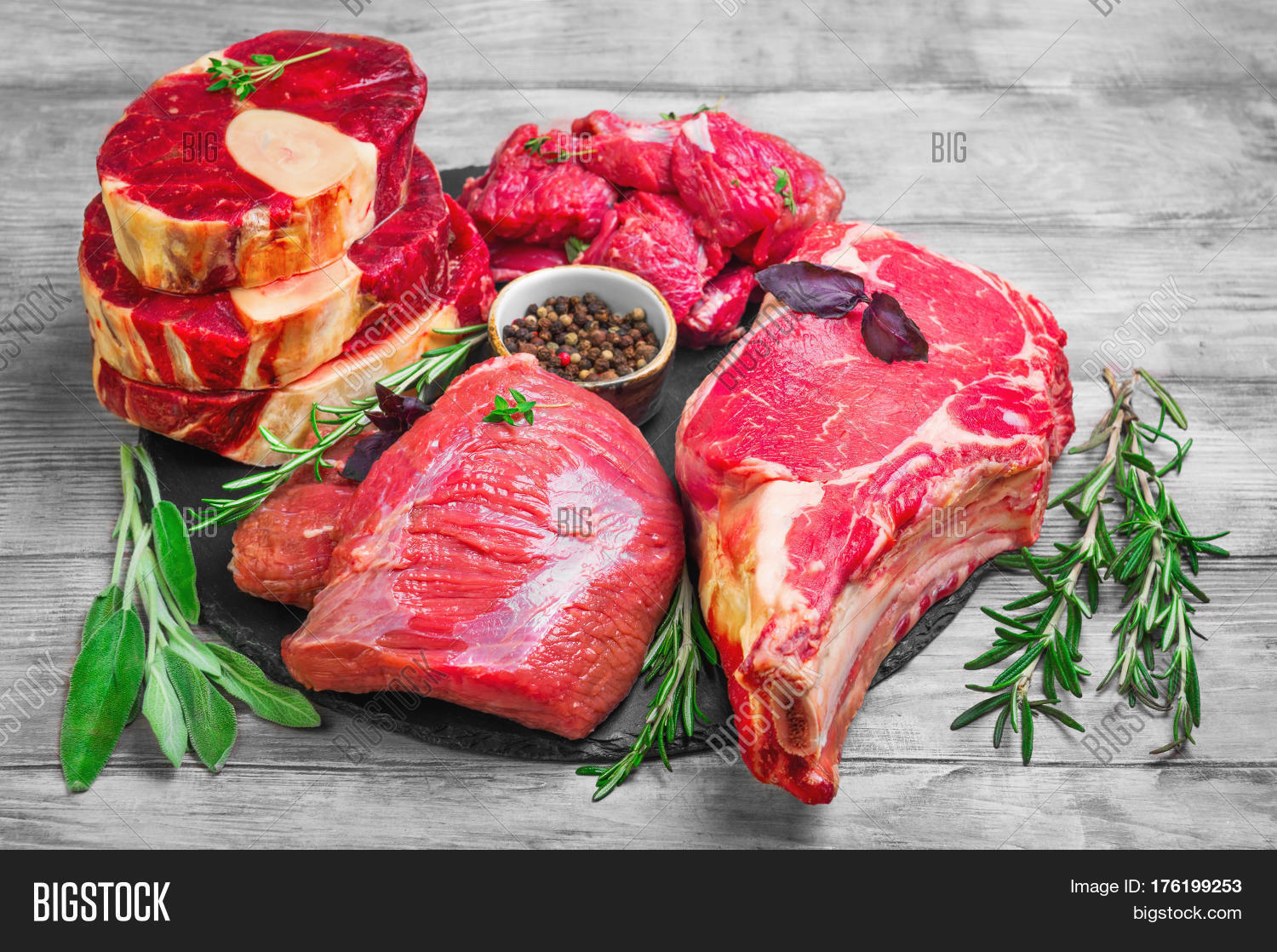 Different Types Meat Image & Photo (Free Trial) | Bigstock