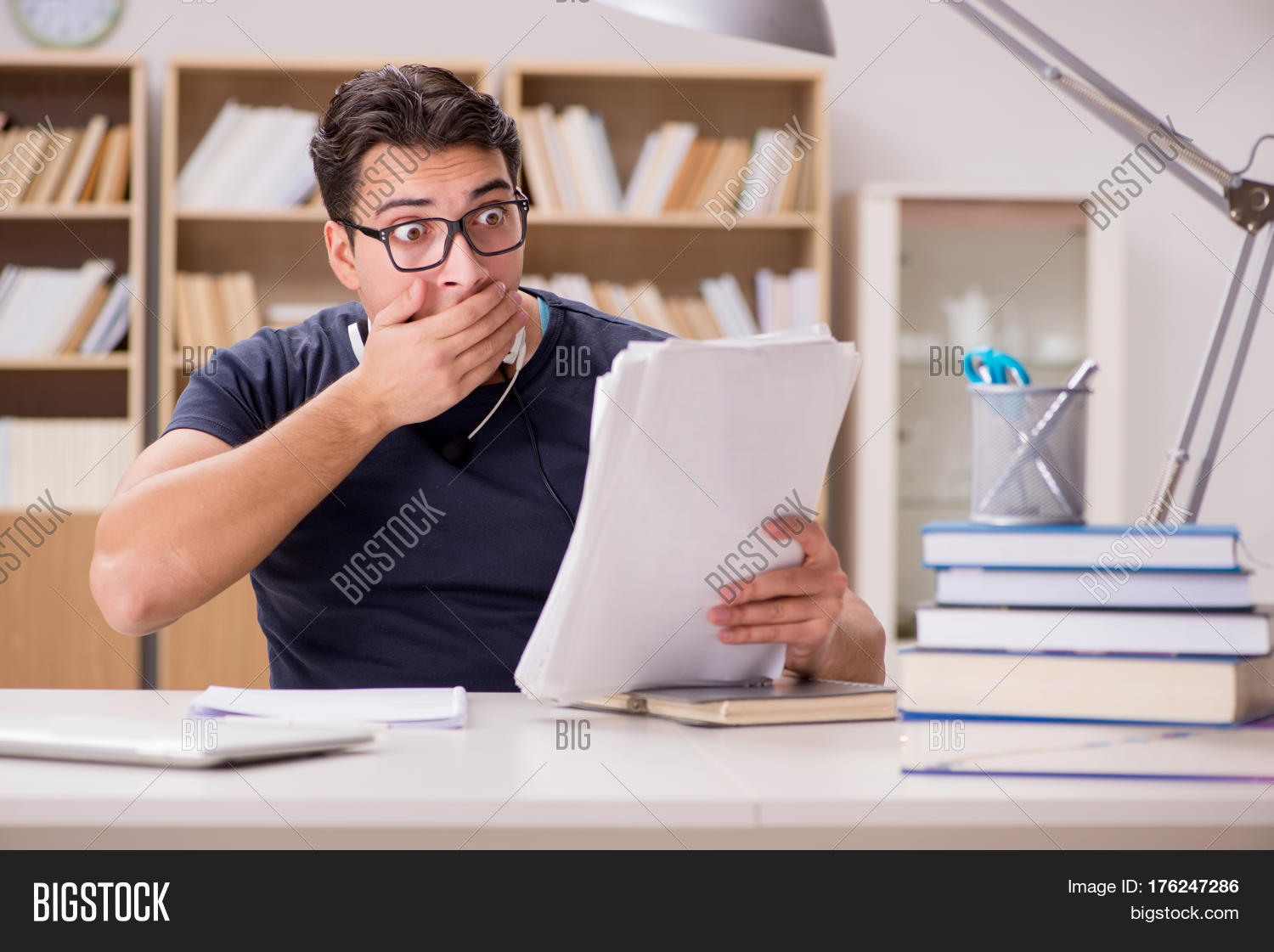 Scared Student Image & Photo (Free Trial) | Bigstock