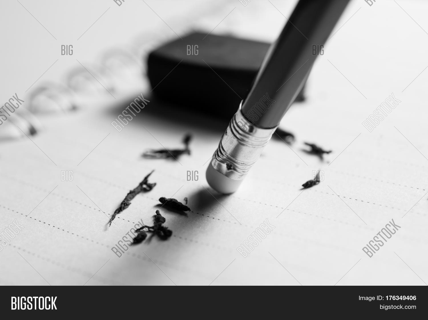 Pencil Eraser Removing Image & Photo (Free Trial) | Bigstock