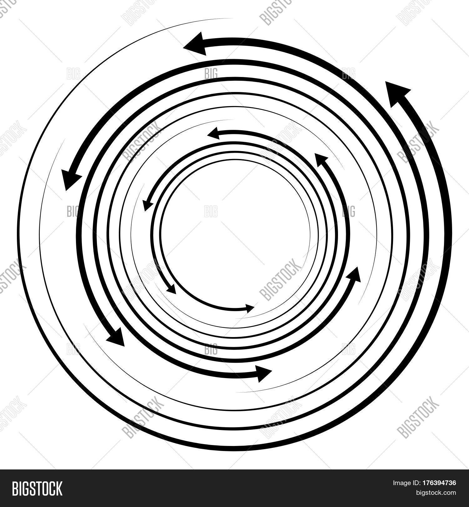 Circular Concentric Vector & Photo (Free Trial) | Bigstock