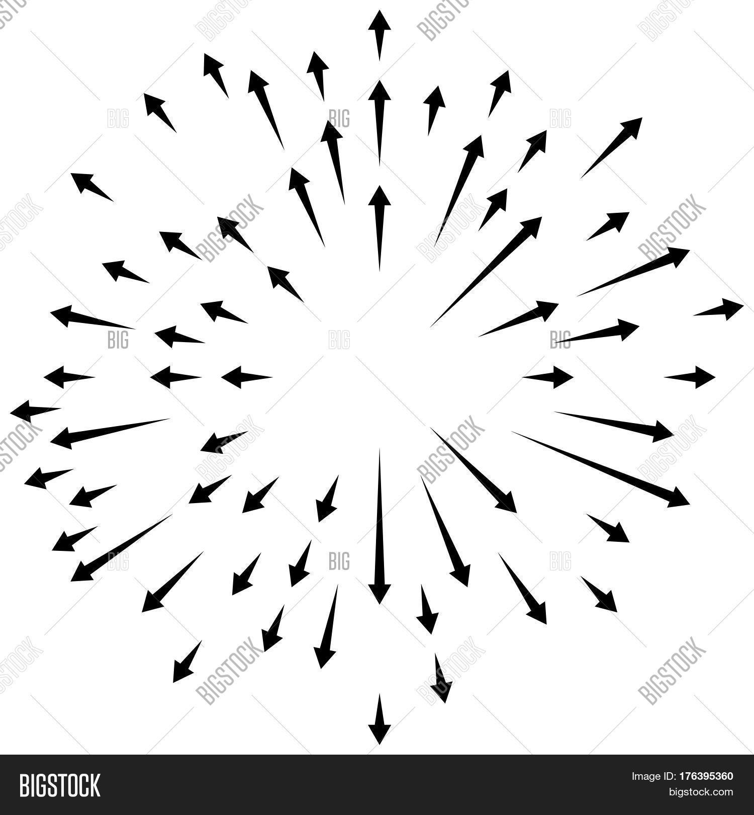 Radial Lines Element Vector & Photo (Free Trial) | Bigstock