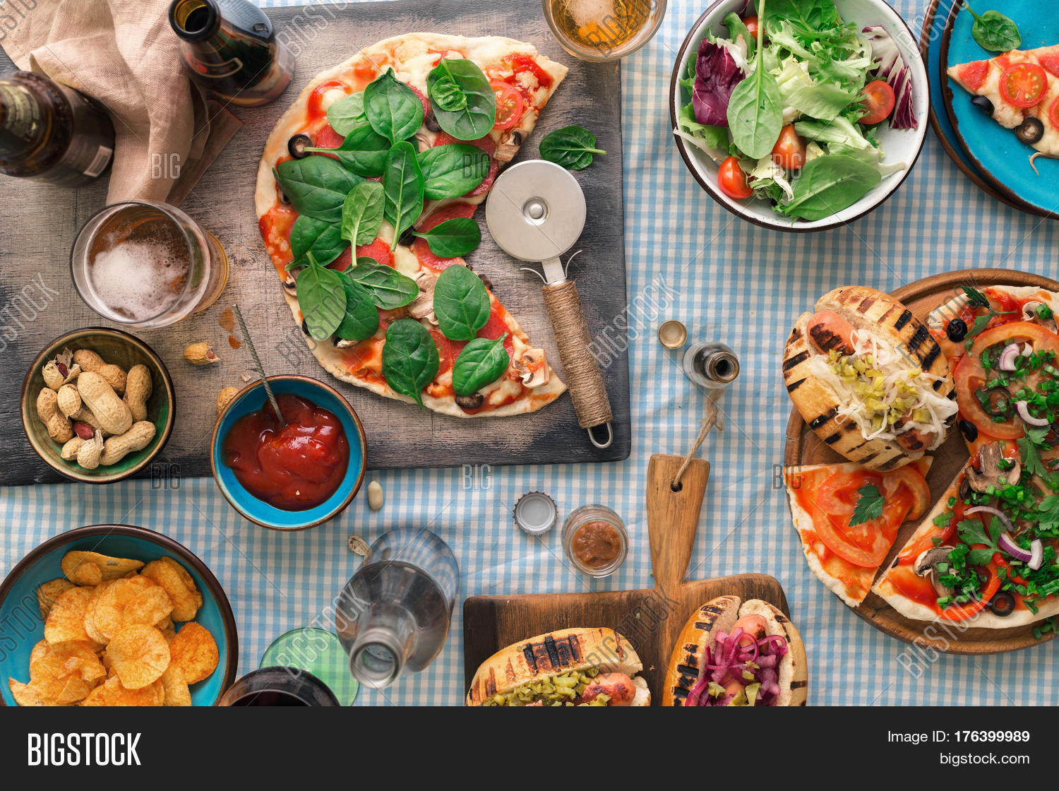 Dinner Table Various Image & Photo (Free Trial) | Bigstock