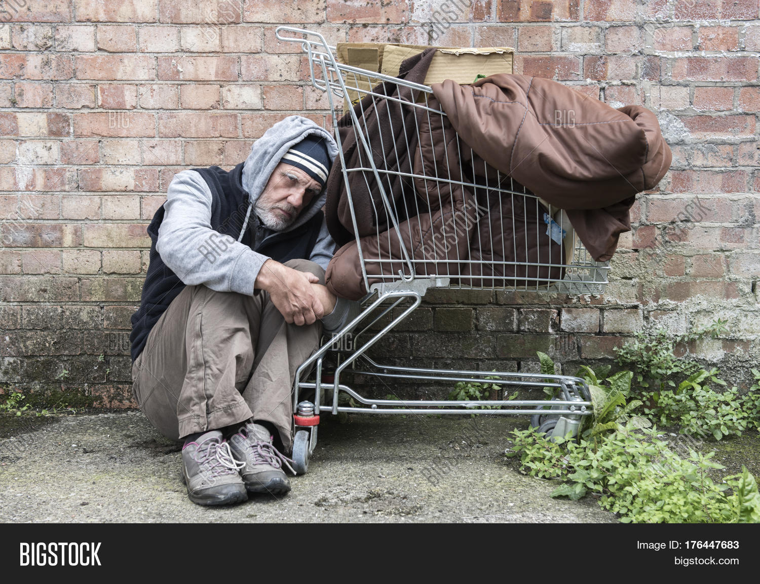 Mature Homeless Man Image & Photo (Free Trial) | Bigstock