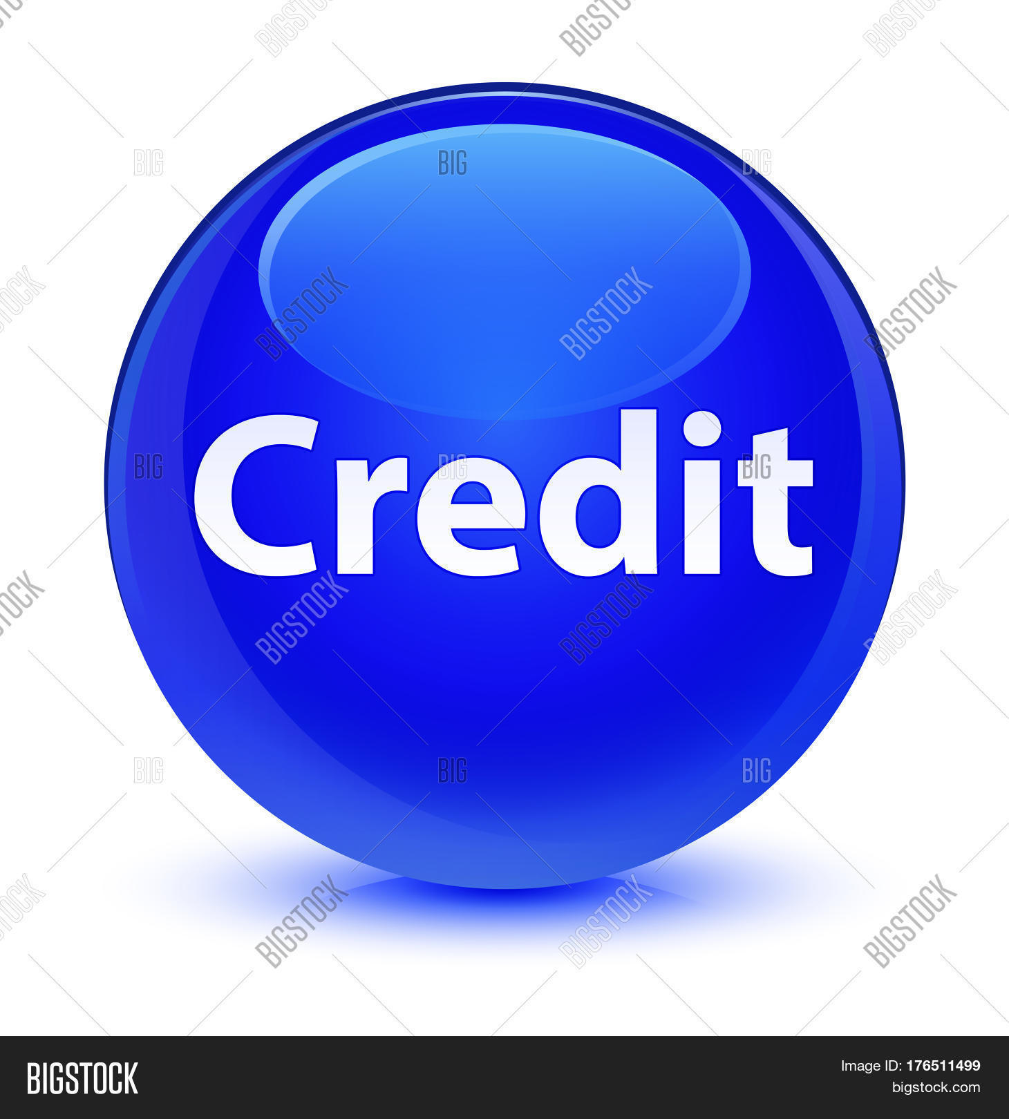 Credit Glassy Blue Image & Photo (Free Trial) | Bigstock