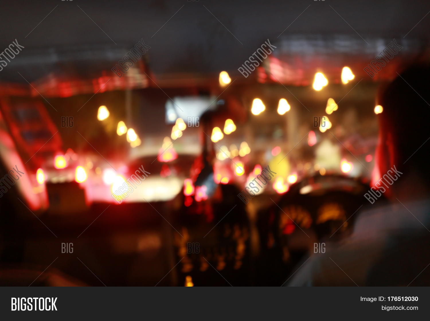 Night Road View Inside Image & Photo (Free Trial) | Bigstock